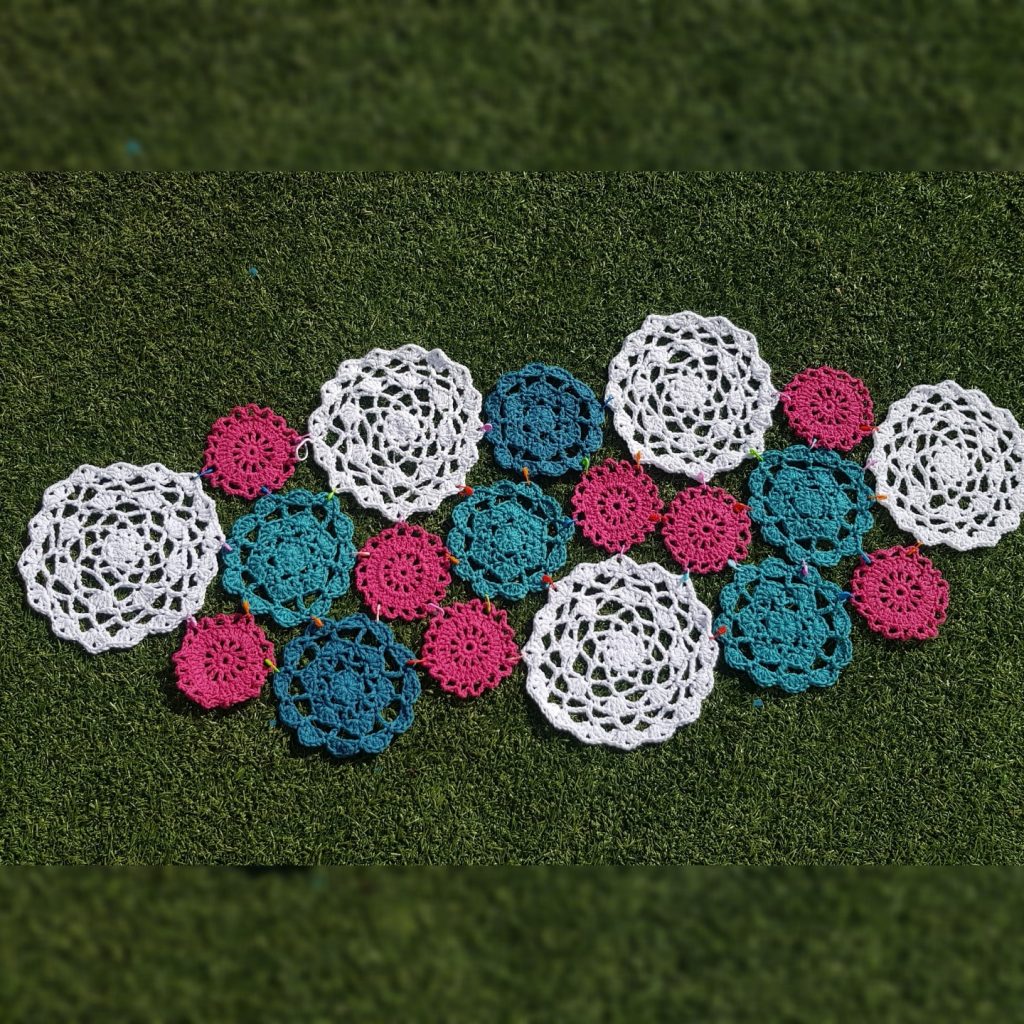 10 de junio de 2020. Mandala con lectura de patrón. Tejiendo y ...