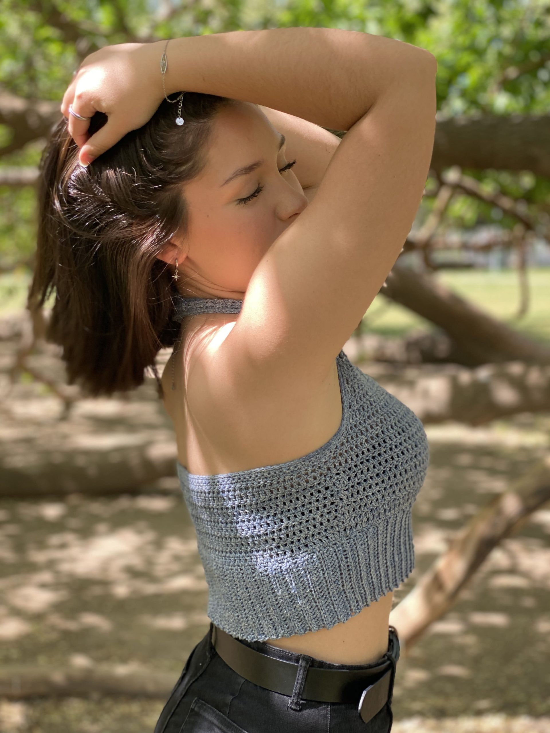 Top "Alba" tejido a crochet - CukiCrochet