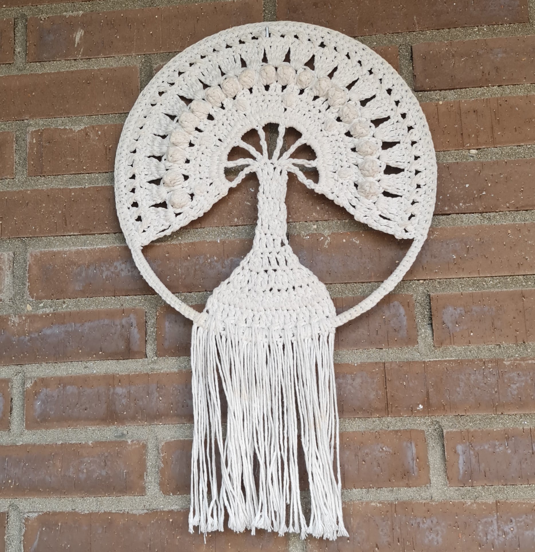 MANDALA DEL ÁRBOL DE LA VIDA TEJIDO A CROCHET - CukiCrochet