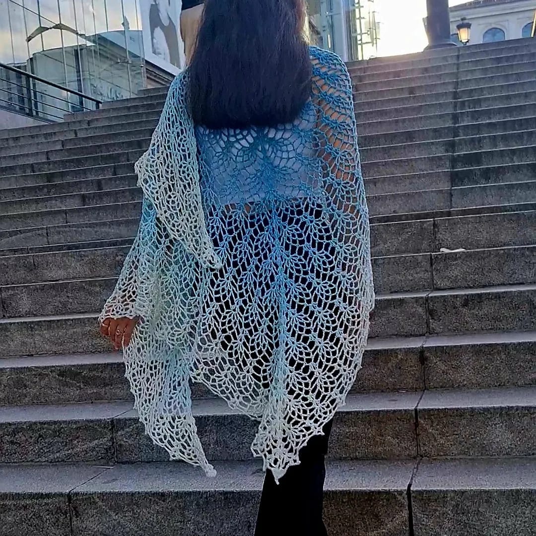 Un Chal con Historia: Tutorial de Crochet con Amor y Sencillez ...